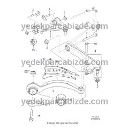 JAGUAR F-PACE ÖN SALINCAK (EĞRİ KOL) ALT (ÖNDEKİ) 2016-> T4A1012 ...