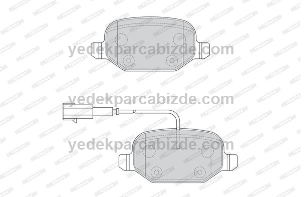 ALFA ROMEO MITO ARKA BALATA MULTIAIR / 77365752 FDB4692 : FERODO ...